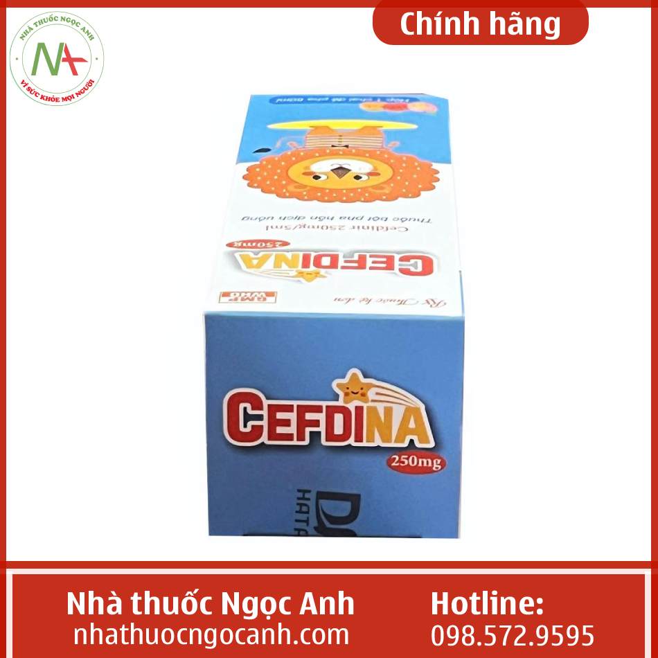 Thuốc Cefdina 250mg/5ml Hataphar mua ở đâu, giá bao nhiêu?