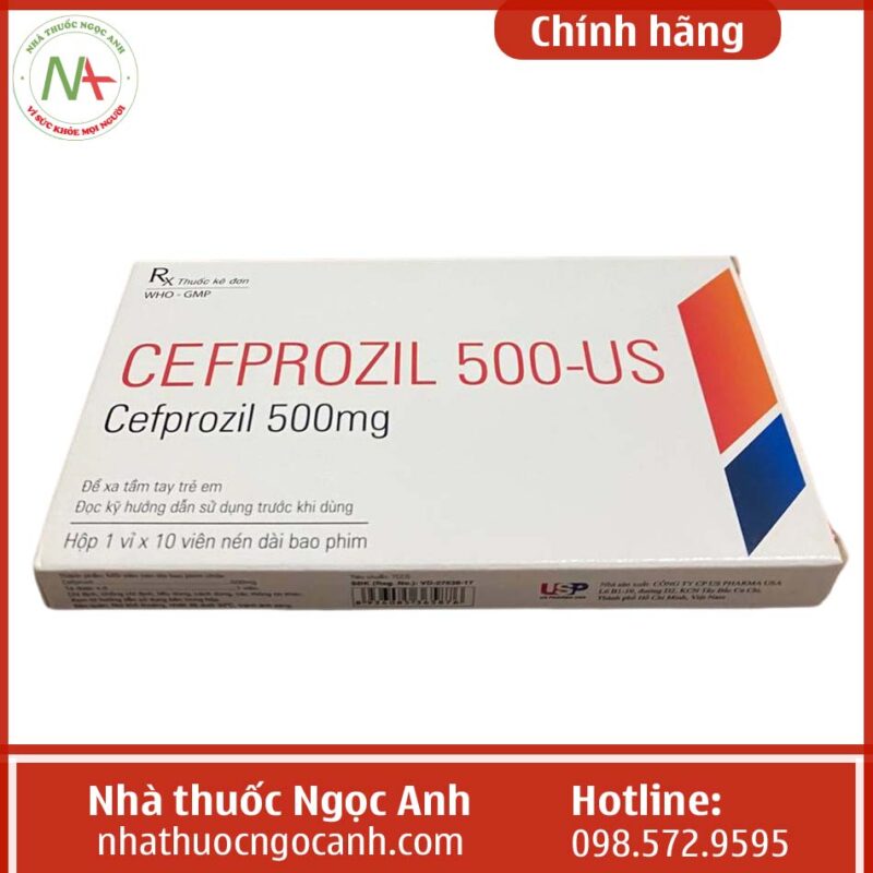 Thuốc Cefprozil 500-US là thuốc gì, giá bao nhiêu, mua ở đâu?