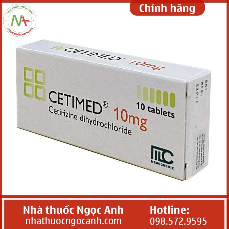 Thuốc Cetimed 10mg bầu uống được không, giá bao nhiêu, mua ở đâu?