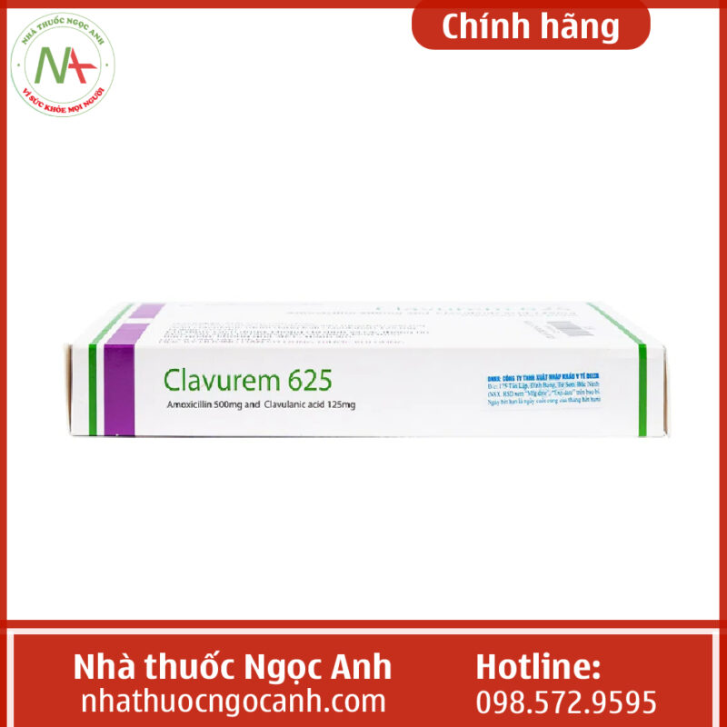 Thuốc Clavurem 625 có tác dụng gì, giá bao nhiêu, mua ở đâu?