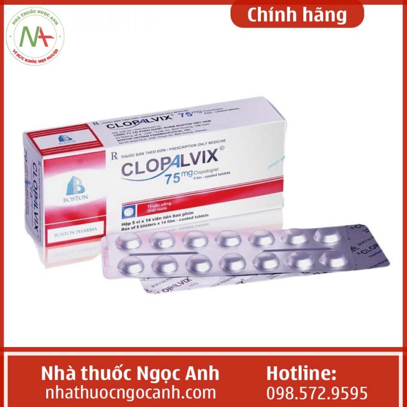 Thuốc Clopalvix 75mg Film-coated tablets giá bao nhiêu, mua ở đâu