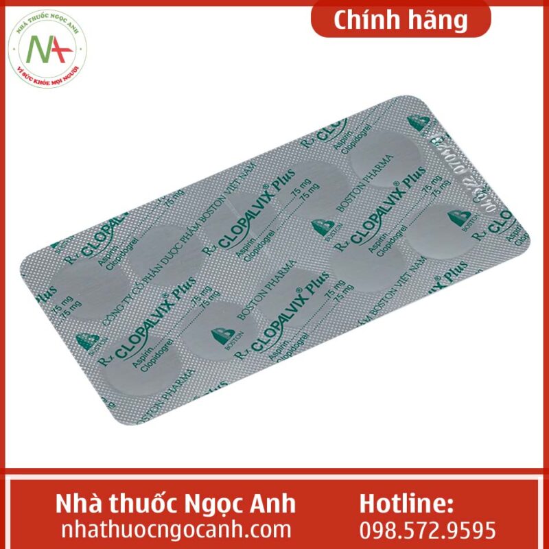 Thuốc Clopalvix Plus Film-coated tablets 75mg giá bao nhiêu, mua ở đâu