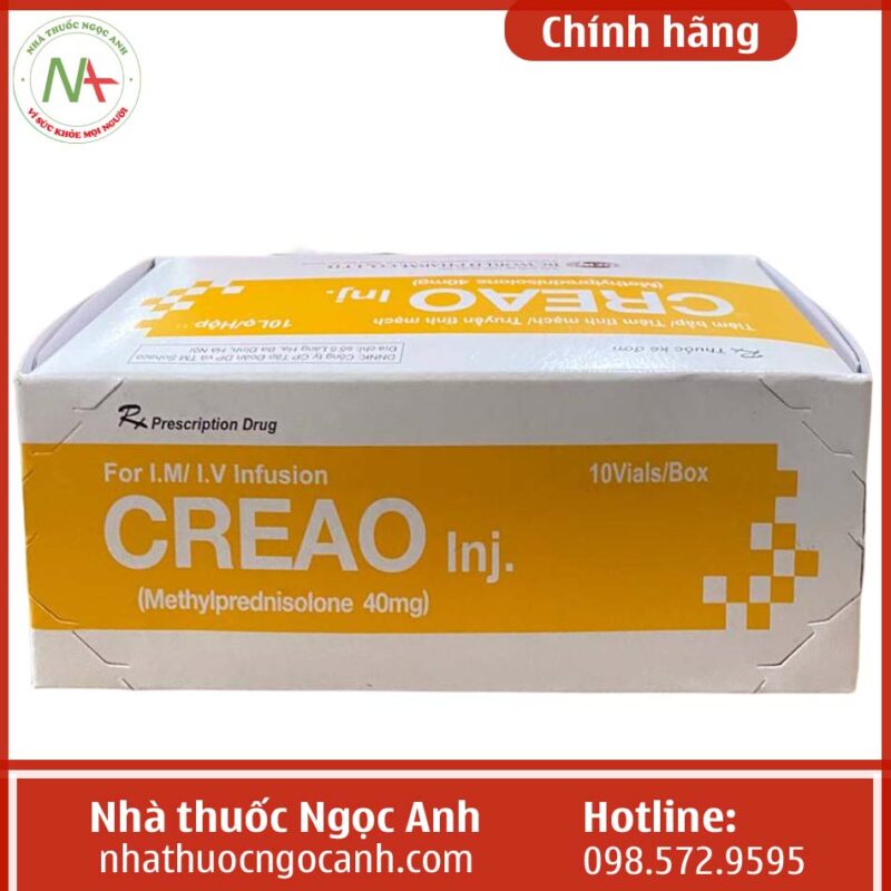 Thuốc Creao Inj 40mg là thuốc gì, liều dùng, giá bao nhiêu, mua ở đâu?