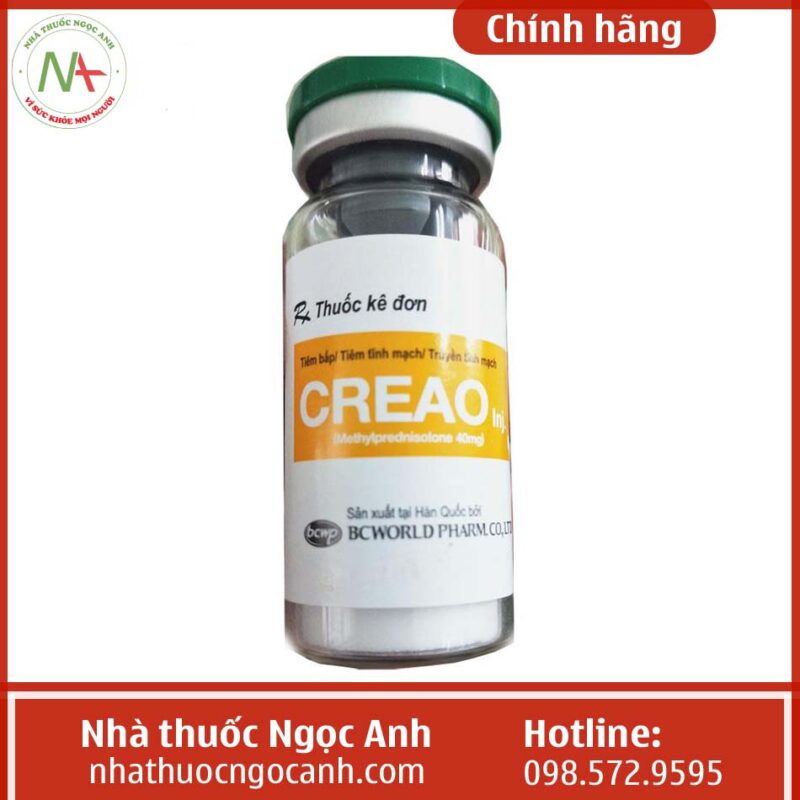 Thuốc Creao Inj 40mg là thuốc gì, liều dùng, giá bao nhiêu, mua ở đâu?