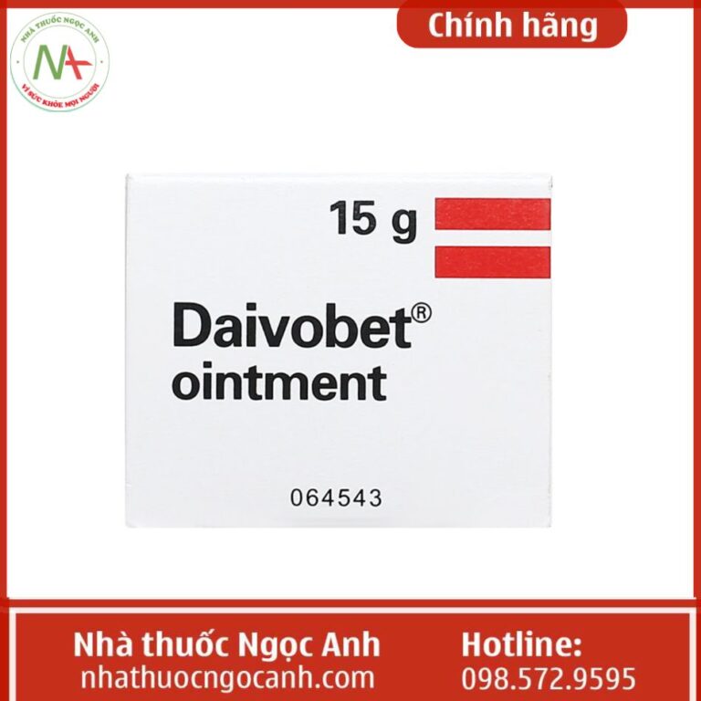 Thuốc Daivobet 15g có tác dụng gì, mua ở đâu, bao nhiêu tiền?
