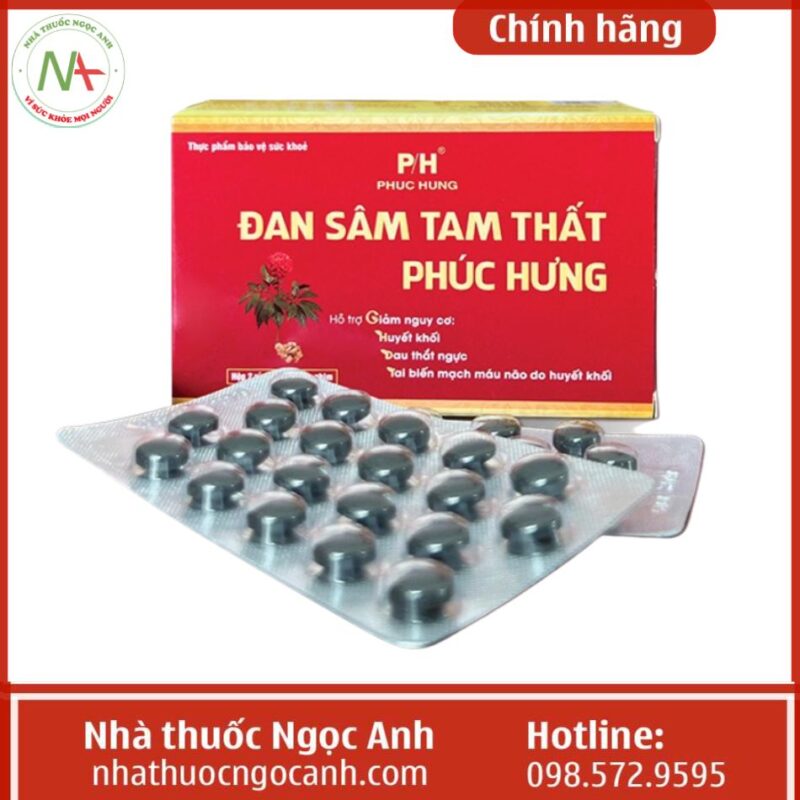 Thuốc Đan sâm tam thất Phúc Hưng có tác dụng gì, mua ở đâu, giá bao nhiêu?