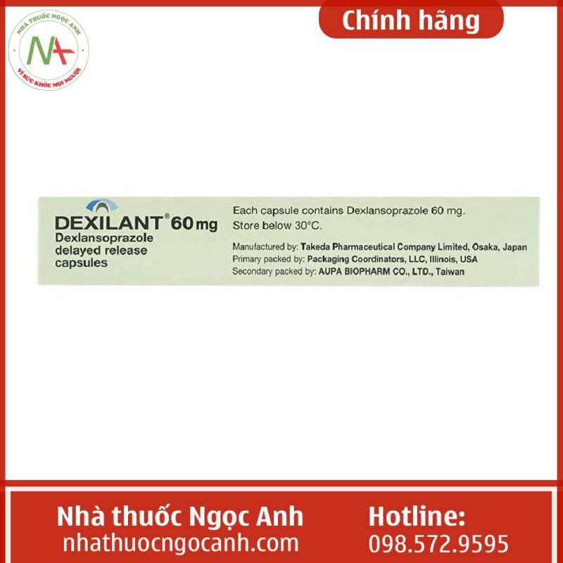 Thuốc Dexilant 60mg uống trước hay sau ăn, mua ở đâu, giá bao nhiêu?