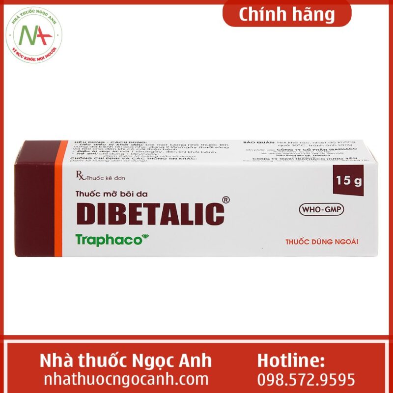 Thuốc Dibetalic 15g có bôi lên mặt được không, giá bao nhiêu, mua ở đâu