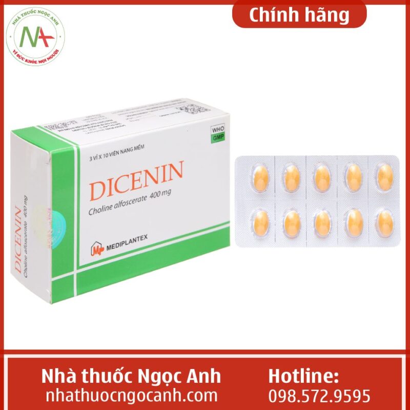 Thuốc Dicenin 400mg có tác dụng gì, giá bao nhiêu, mua ở đâu?