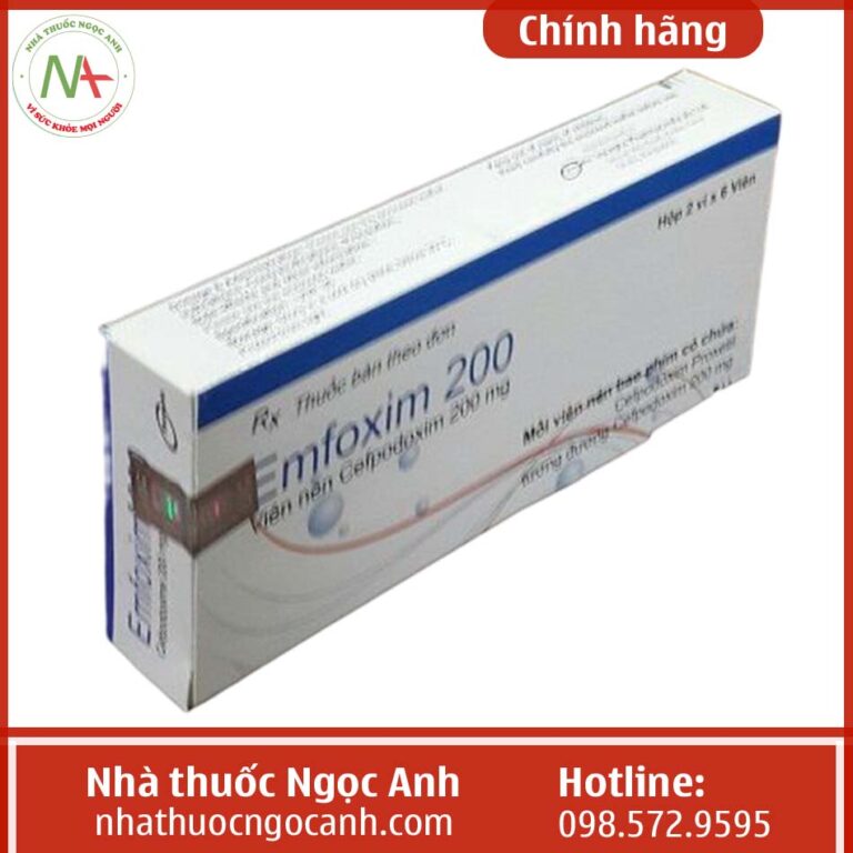 Thuốc Emfoxim 200 là thuốc gì, có tác dụng gì, giá bao nhiêu, mua ở đâu?