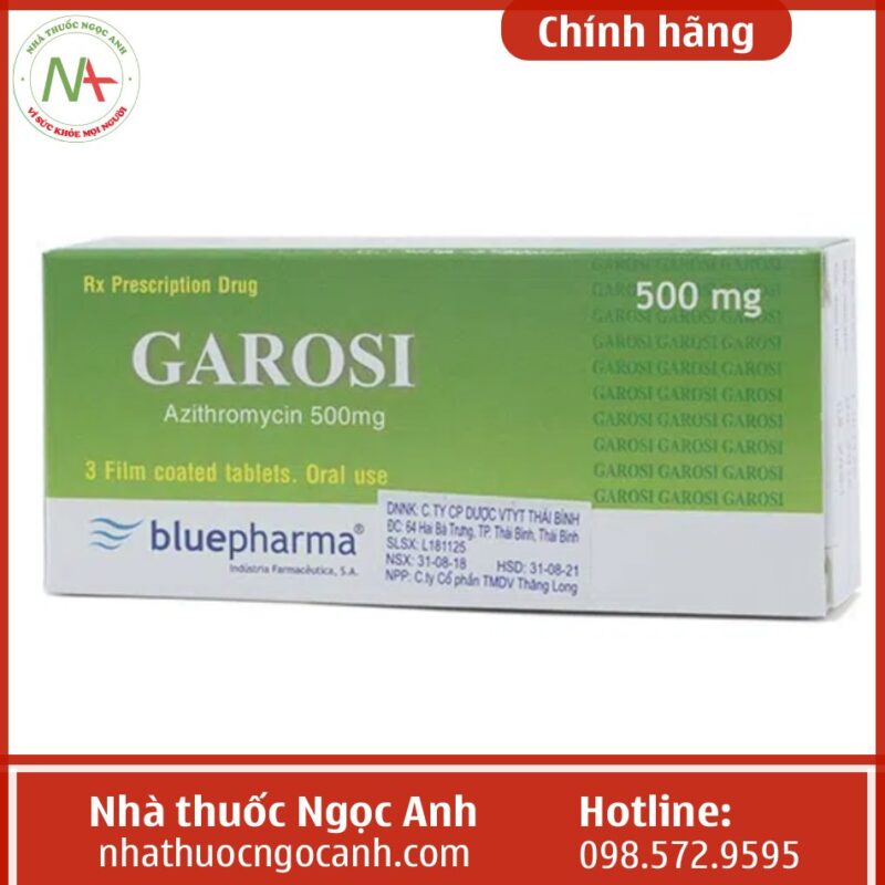 Thuốc Garosi 500mg là thuốc gì, trị mụn không, giá bao nhiêu, mua ở đâu?