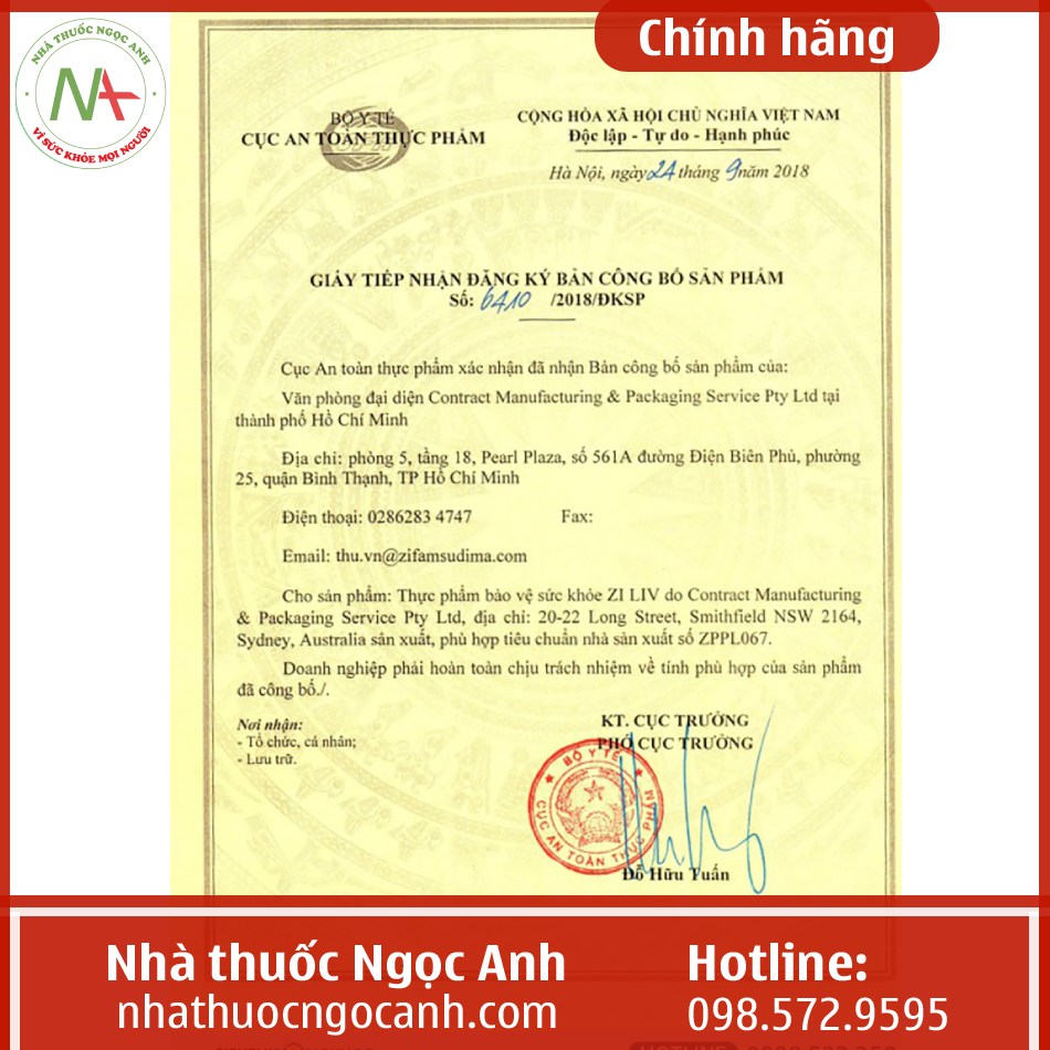 Thuốc Zi Liv là thuốc gì, có tác dụng gì? Giá bao nhiêu? Mua ở đâu?