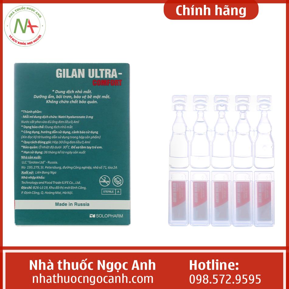 Thuốc Gilan Ultra - Comfort là thuốc gì, giá bao nhiêu, mua ở đâu?