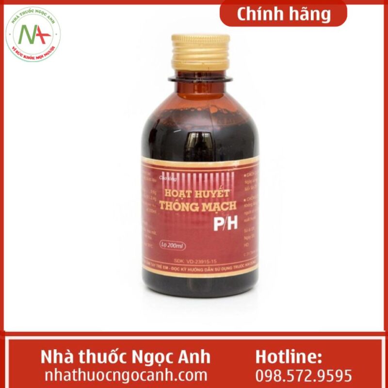 Thuốc Hoạt huyết thông mạch P/H (Cao lỏng) mua ở đâu, giá bao nhiêu