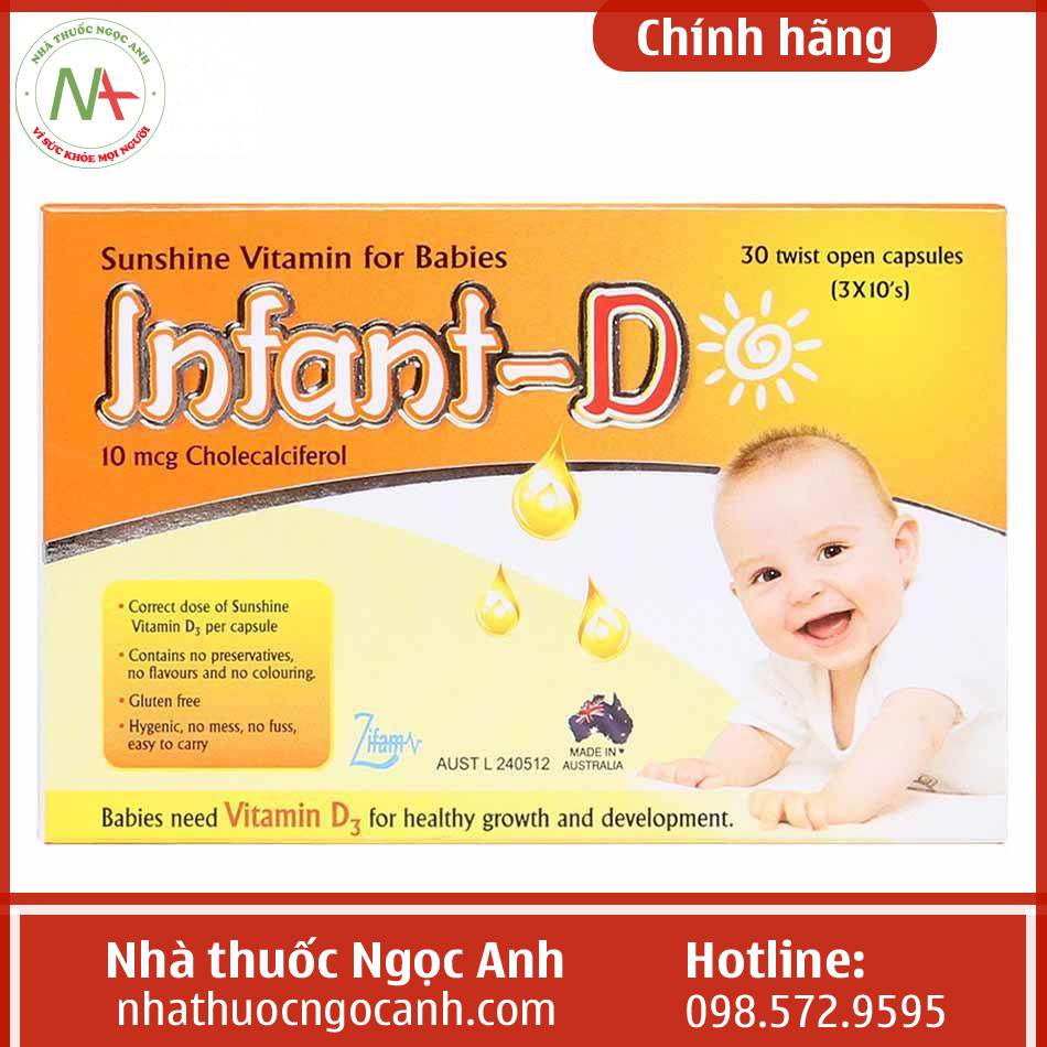 Thuốc Infant-D là thuốc gì, có tốt không, giá bao nhiêu, mua ở đâu?