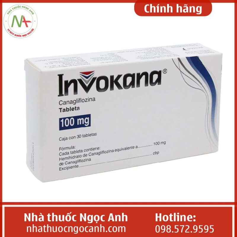 Thuốc Invokana Tableta 100mg là thuốc gì, mua ở đâu, giá bao nhiêu?