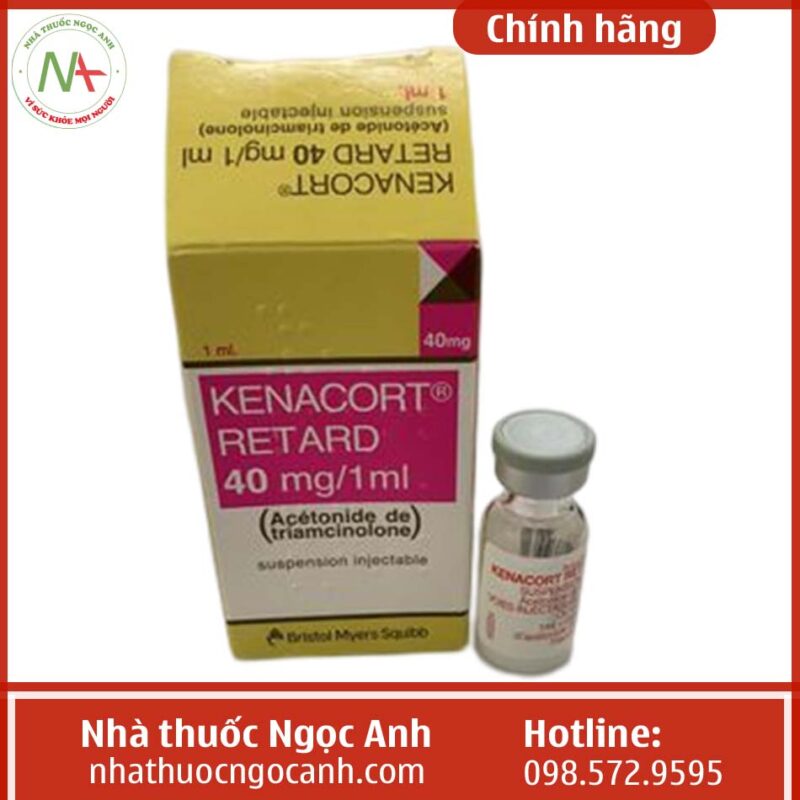 Thuốc Kenacort Retard 40mg/1ml của Pháp mua ở đâu, giá bao nhiêu?