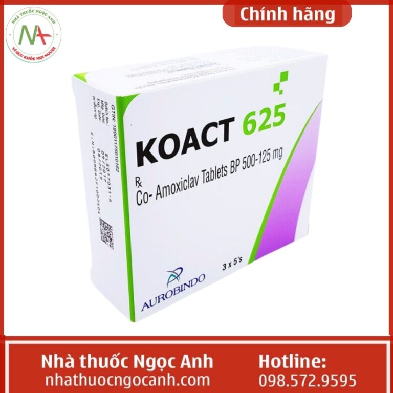Thuốc Koact 625 là thuốc gì, giá bao nhiêu, mua ở đâu, có tác dụng gì?