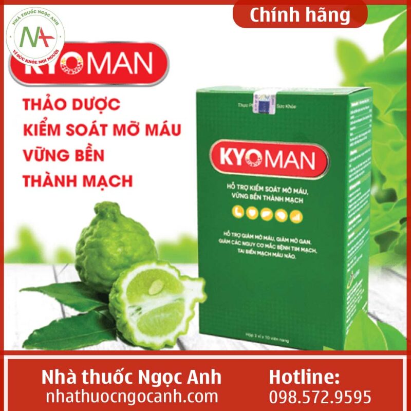 Thuốc hạ lipid máu Kyoman có tốt không, giá bao nhiêu, mua ở đâu