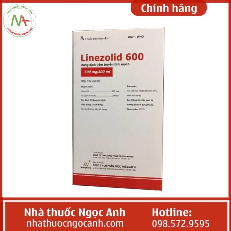 Thuốc Linezolid 600 có tác dụng gì, giá bao nhiêu, mua ở đâu?