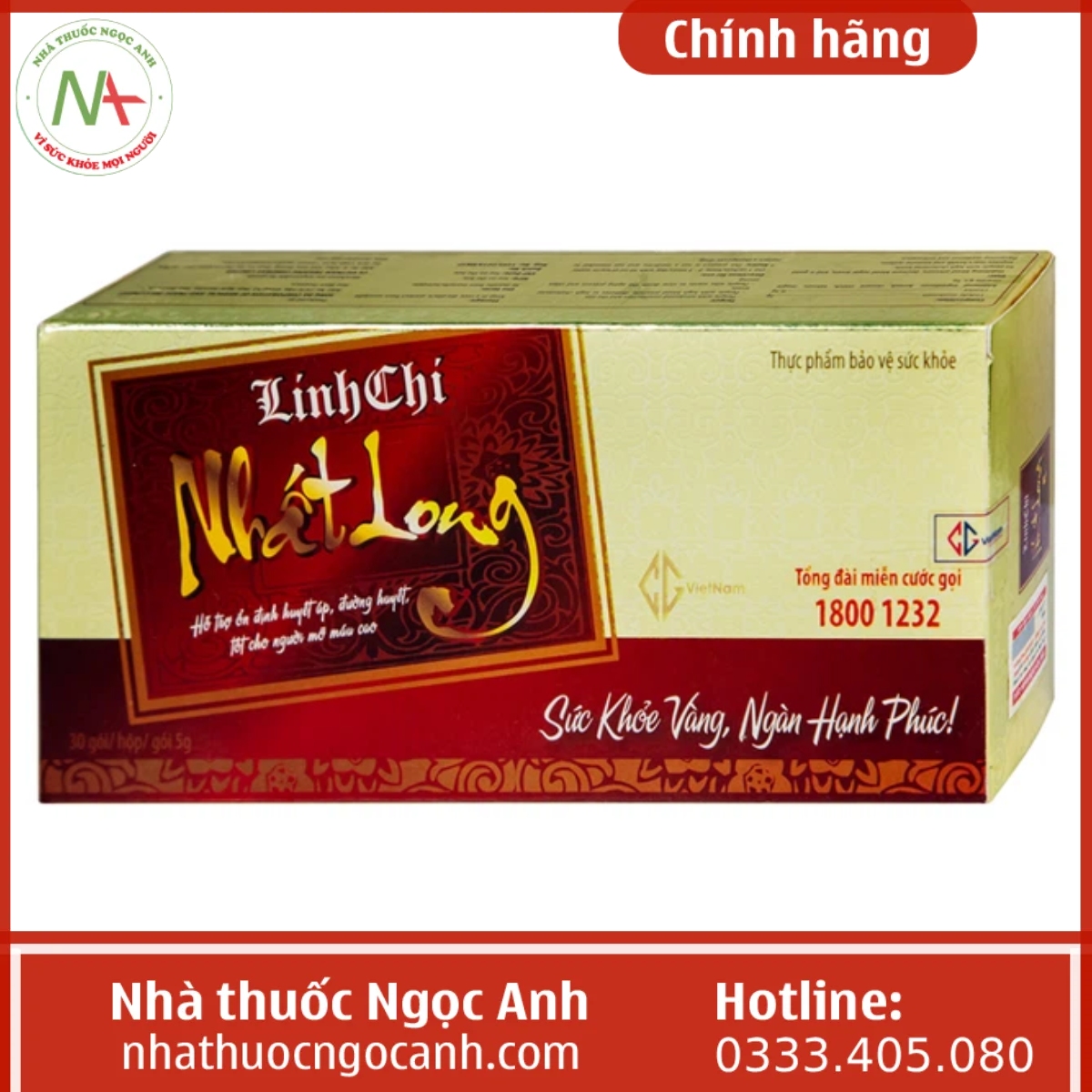 Trà Linh Chi Nhất Long công dụng, giá bao nhiêu, bán ở đâu?