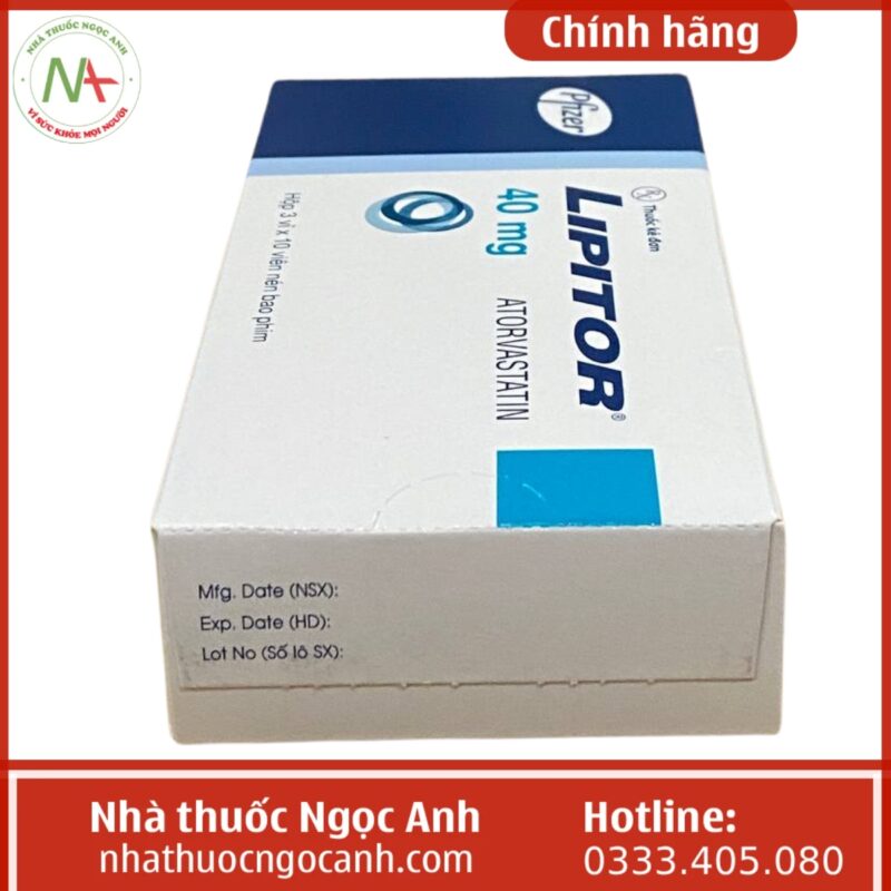 Thuốc Lipitor 40mg là thuốc gì, có tác dụng gì, mua ở đâu, giá bao nhiêu?