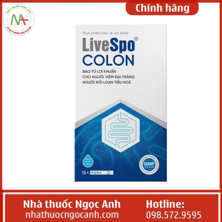 Bào tử lợi khuẩn LiveSpo Colon có tốt không, giá bao nhiêu, mua ở đâu?