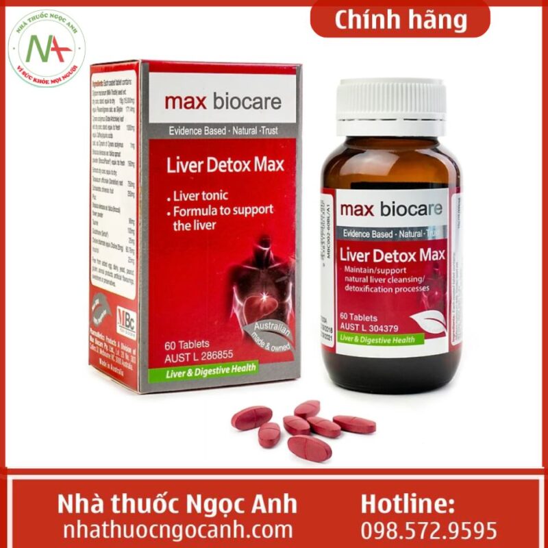 Thuốc Liver Detox Max có tác dụng gì, giá bao nhiêu, mua ở đâu?