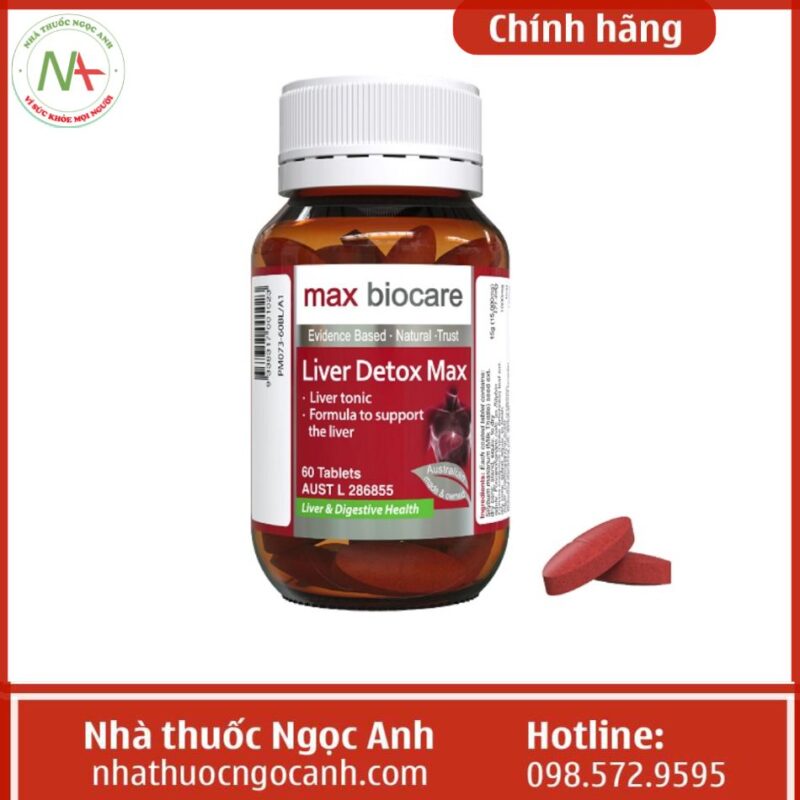Thuốc Liver Detox Max có tác dụng gì, giá bao nhiêu, mua ở đâu?