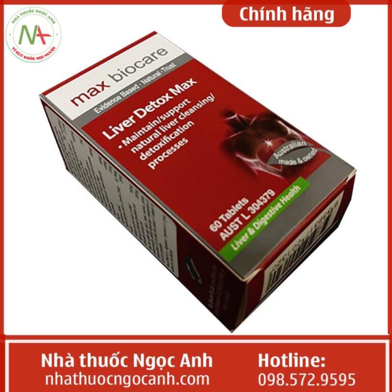 Thuốc Liver Detox Max có tác dụng gì, giá bao nhiêu, mua ở đâu?
