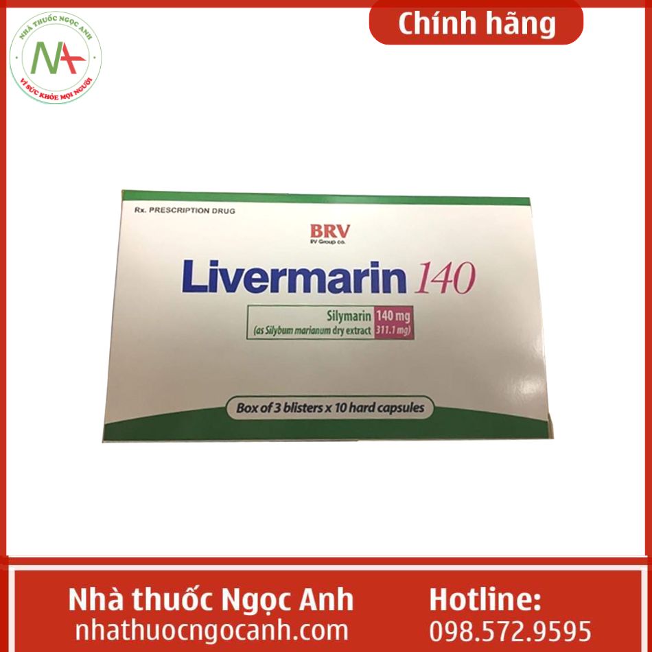 Thuốc Livermarin 140 có tác dụng gì, giá bao nhiêu, mua ở đâu?