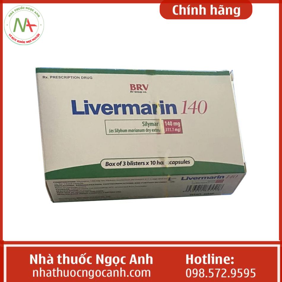 Thuốc Livermarin 140 có tác dụng gì, giá bao nhiêu, mua ở đâu?