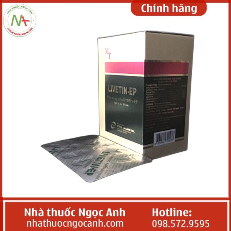 Thuốc Livetin-EP là thuốc hay thực phẩm chức năng, giá bao nhiêu, mua ở ...