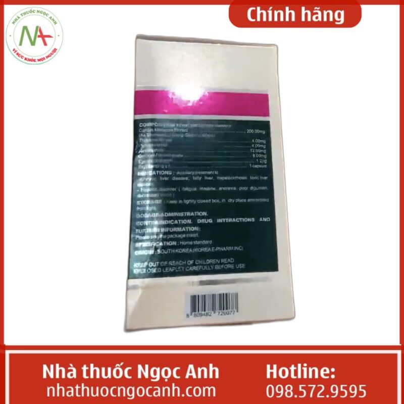 Thuốc Livetin-EP là thuốc hay thực phẩm chức năng, giá bao nhiêu, mua ở ...