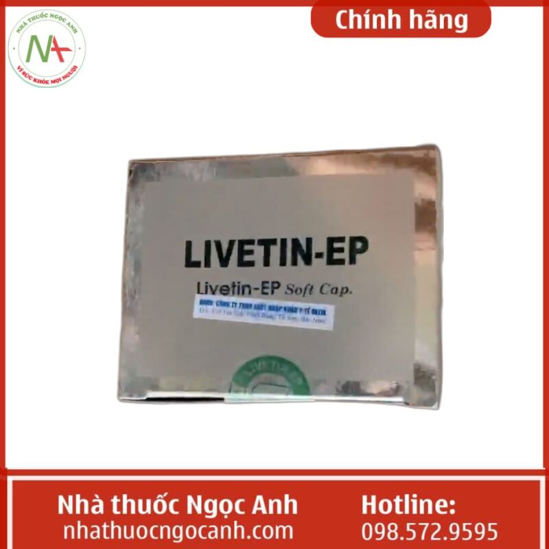 Thuốc Livetin-EP là thuốc hay thực phẩm chức năng, giá bao nhiêu, mua ở ...