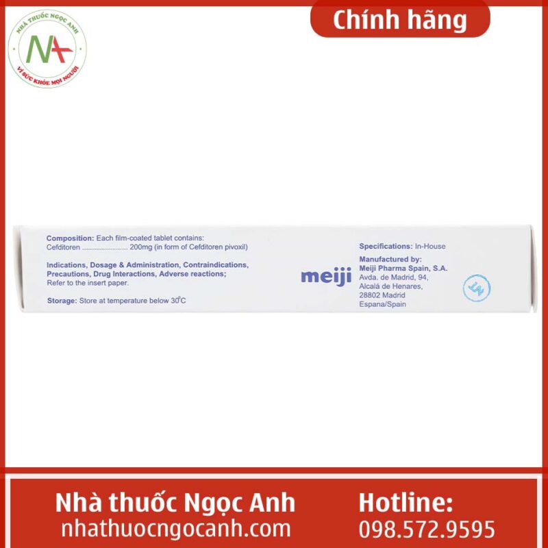 Thuốc Meiact 200mg là thuốc gì, liều trẻ em, giá bao nhiêu, mua ở đâu?