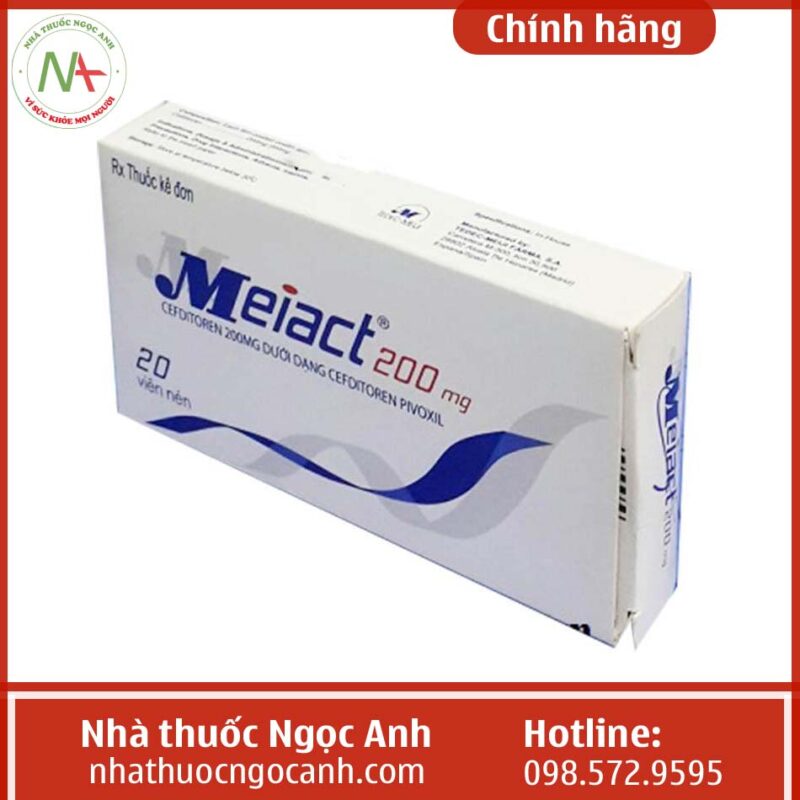 Thuốc Meiact 200mg là thuốc gì, liều trẻ em, giá bao nhiêu, mua ở đâu?