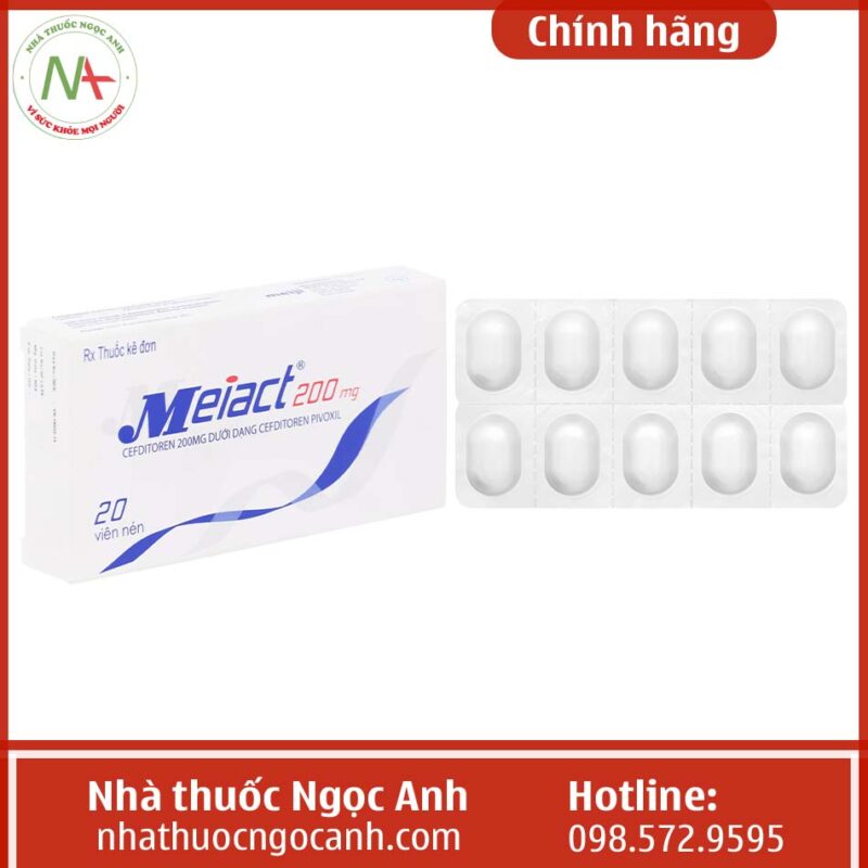 Thuốc Meiact 200mg là thuốc gì, liều trẻ em, giá bao nhiêu, mua ở đâu?