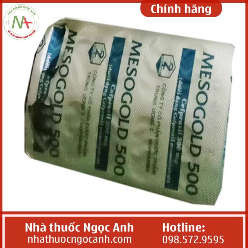 Thuốc Mesogold 500 mg Dopharma là thuốc gì, giá bao nhiêu, mua ở đâu?