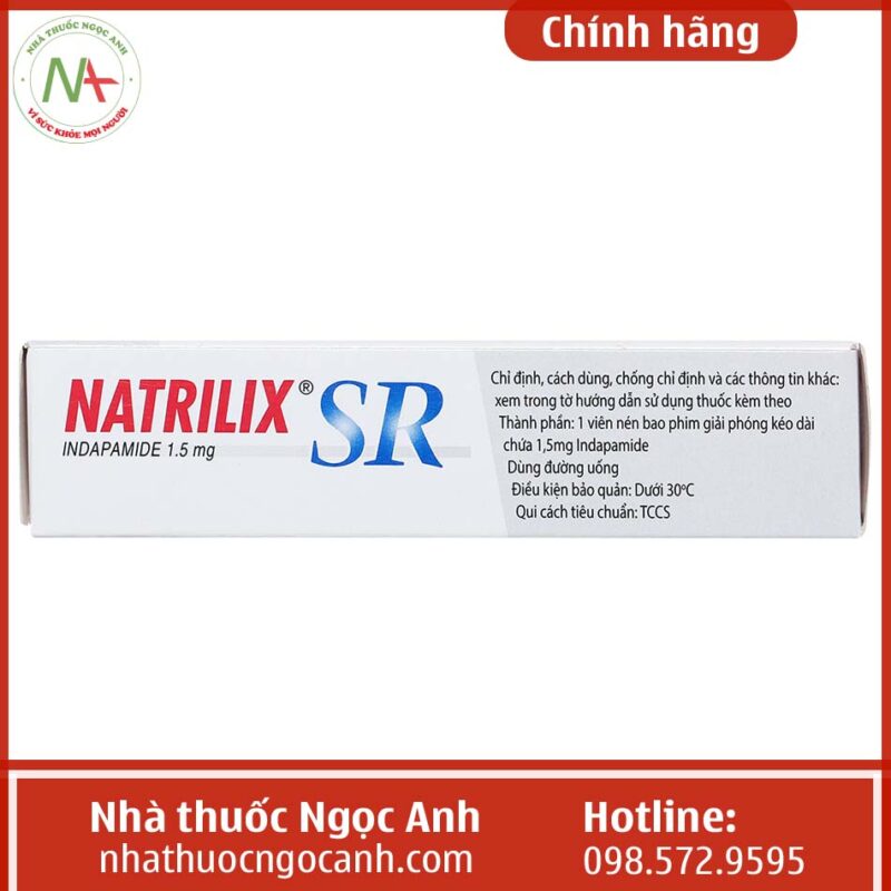 Thuốc Natrilix SR 1.5mg là thuốc gì, giá bao nhiêu, mua ở đâu?