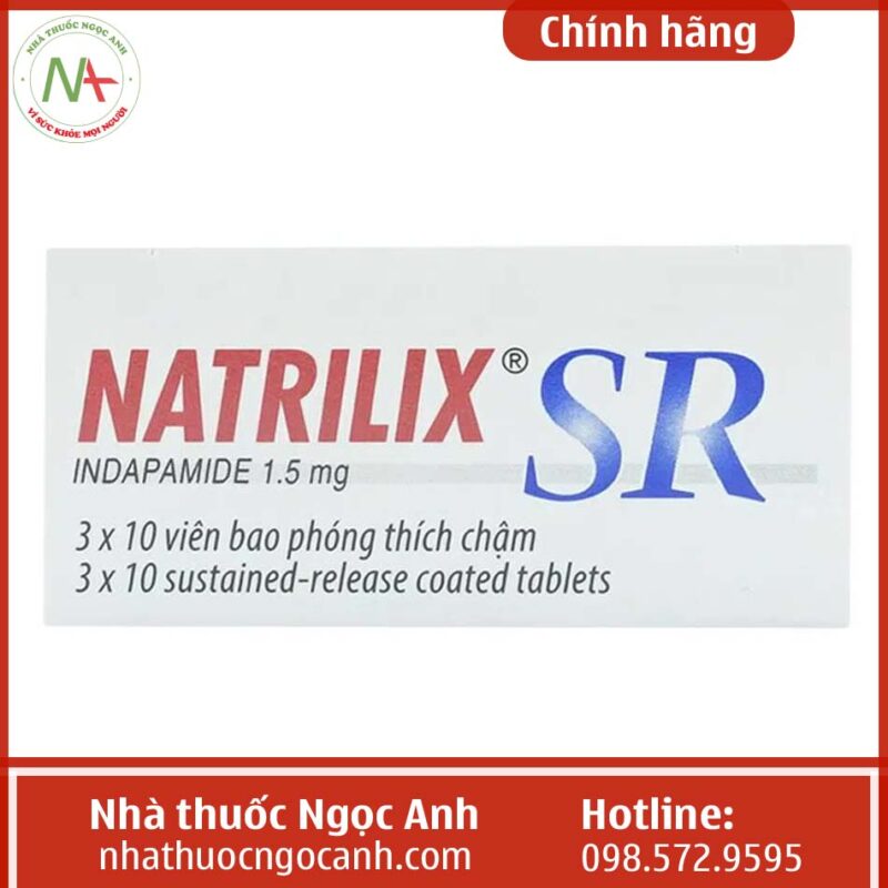 Thuốc Natrilix SR 1.5mg là thuốc gì, giá bao nhiêu, mua ở đâu?