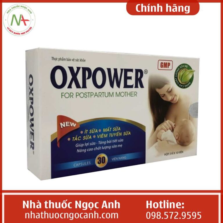 Thuốc lợi sữa Oxpower có tốt không? Giá bao nhiêu? Mua ở đâu?