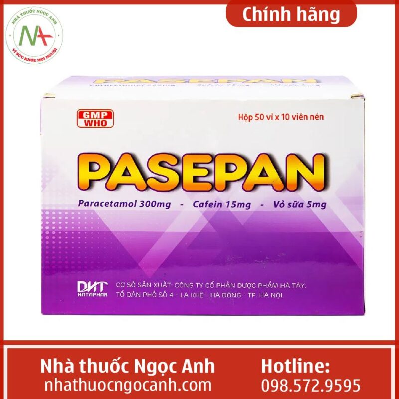 Thuốc Pasepan Hataphar có tác dụng gì, mua ở đâu, giá bao nhiêu