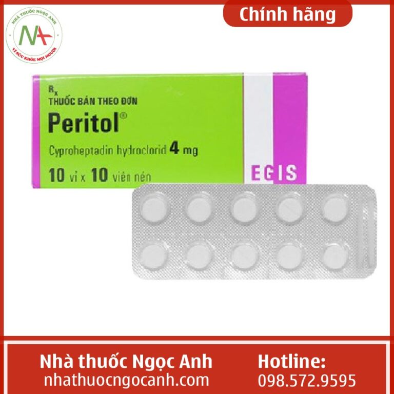 Thuốc Peritol 4mg Egis có trị biếng ăn không, mua ở đâu, giá bao nhiêu?