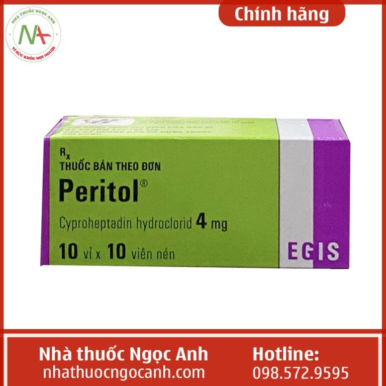 Thuốc Peritol 4mg Egis có trị biếng ăn không, mua ở đâu, giá bao nhiêu?