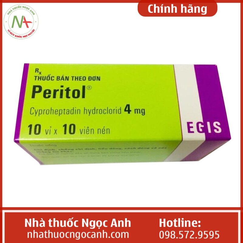 Thuốc Peritol 4mg Egis có trị biếng ăn không, mua ở đâu, giá bao nhiêu?