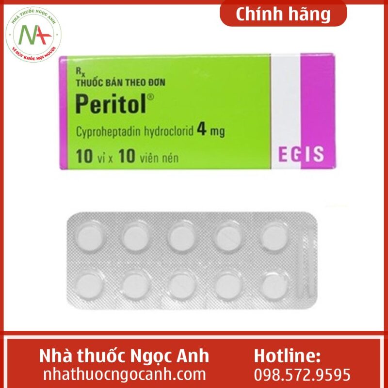 Thuốc Peritol 4mg Egis có trị biếng ăn không, mua ở đâu, giá bao nhiêu?