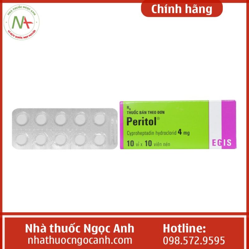 Thuốc Peritol 4mg Egis có trị biếng ăn không, mua ở đâu, giá bao nhiêu?
