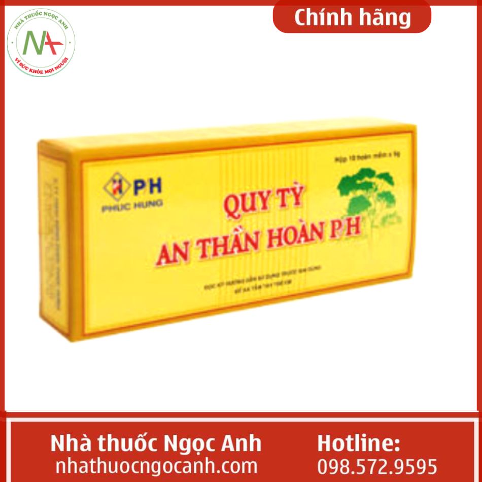 Thuốc Quy tỳ an thần hoàn P/H tác dụng, mua ở đâu giá bao nhiêu
