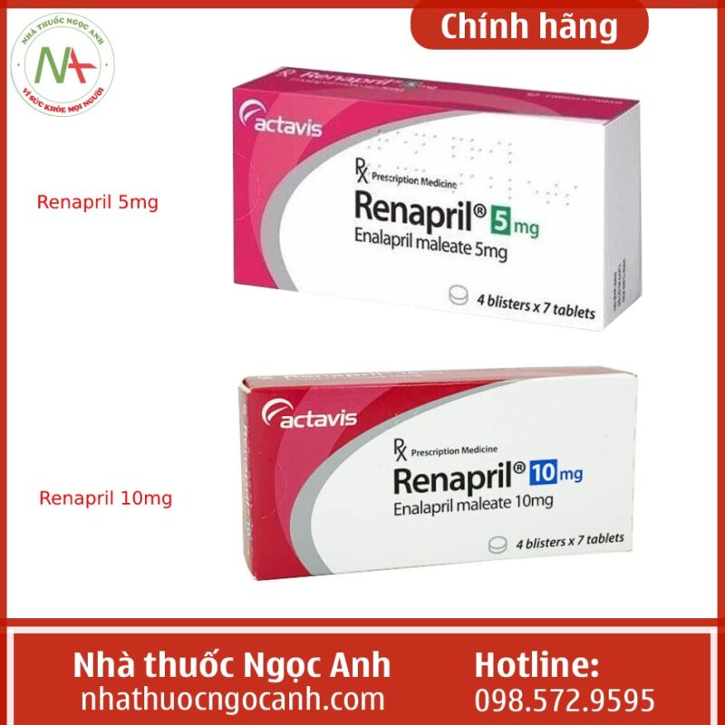 Thuốc Renapril 5mg có tác dụng gì, mua ở đâu, giá bao nhiêu?